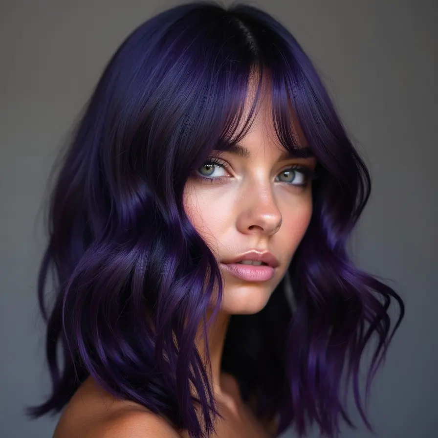 15 Stunning Smokey Violet Hair Color Ideas You’ll Love in 2025
